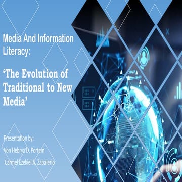 Evolution of media | PPT