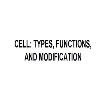 module 2 genbio.pdf CELL TYPES AND FUNCTIONS | PDF