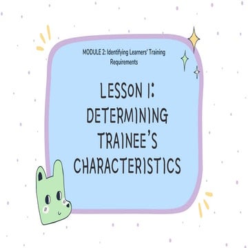 MODULE 2 Identifying Learners' Training Requirements.pdf