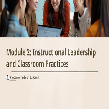 Module 2_ Instructional Leadership in education | PPTX