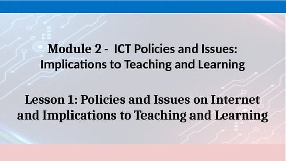 ICT-POLICIES-Group-1-Report.pptx | Internet | Computing