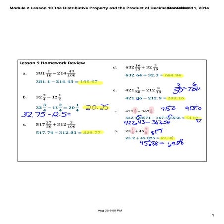 Module 2 lesson 10 | PDF