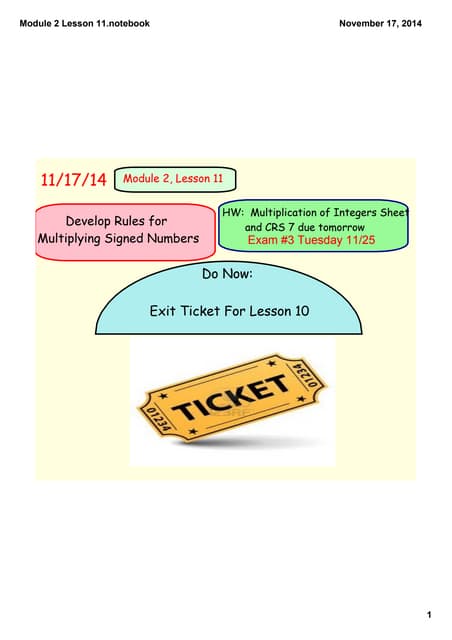 Module 2 lesson 7 | PDF