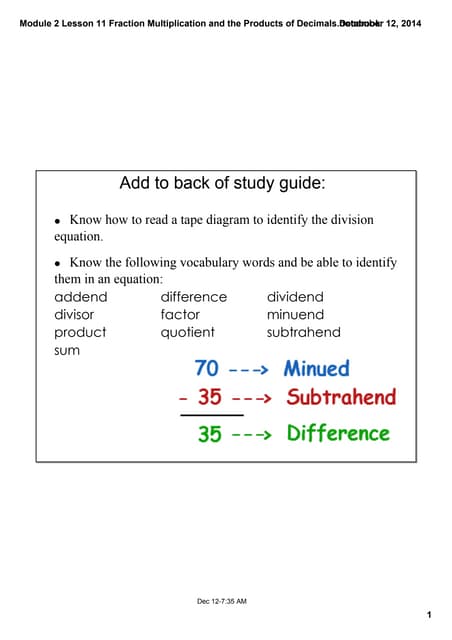 Module 2 lesson 2 | PDF