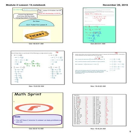 Module 2 lesson 13 | PDF