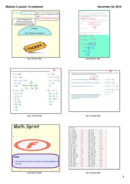 Module 2 lesson 11 | PDF