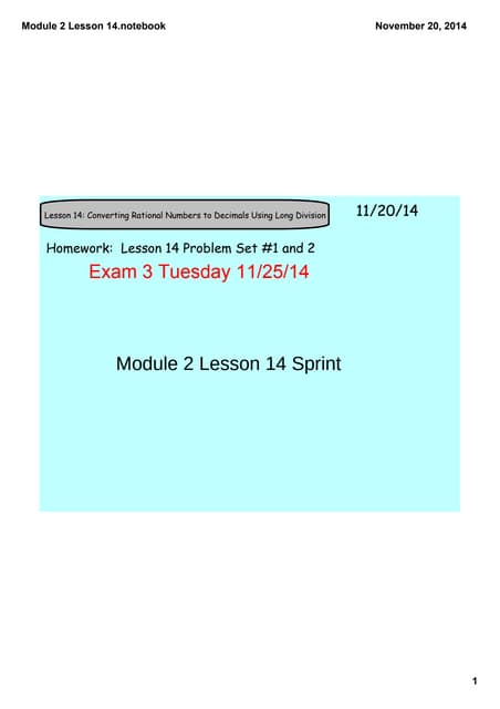 Module 2 lesson 15 | PDF