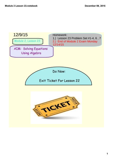 Module 2 lesson 2 | PDF