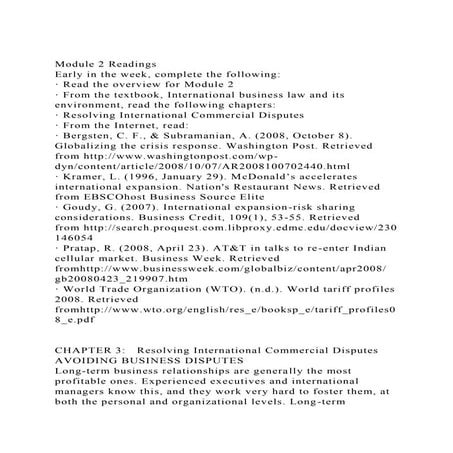 Module 2 ReadingsEarly in the week, complete the following· R.docx