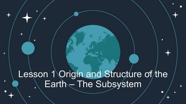 01 Earth and Life Science - Module 1 & 2.pptx | Geography | Science