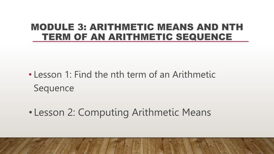 Nth term algebra_level_6 | PPT