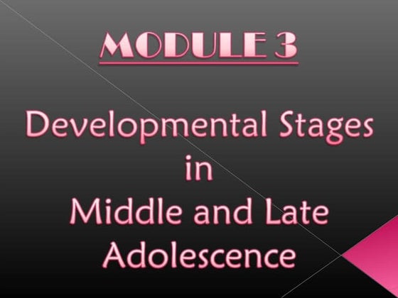 Stages of Development and Developmental Tasks | PPT