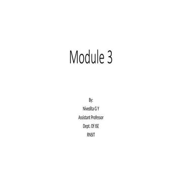 Advances in Computer Networks Module 1 part 1 | PDF