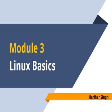 linux fundamentals basic commands prepration | PPT