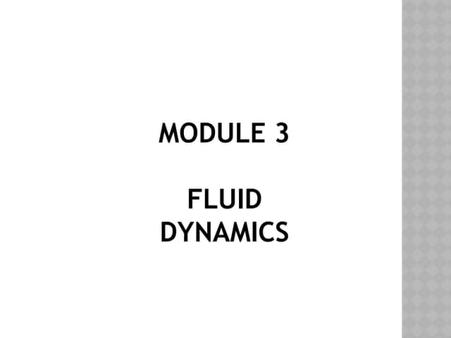 Fluid mechanics-ppt | PPTX
