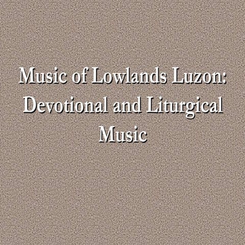 Module 3 4 | PPT | Religious (Music and Audio) | Music