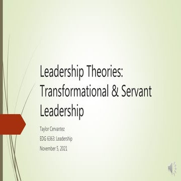Module 3 leadership theories | PPTX