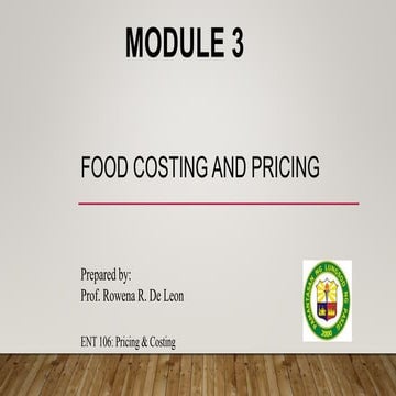 Module 3 lesson 1- unit and recipe conversion | PPTX