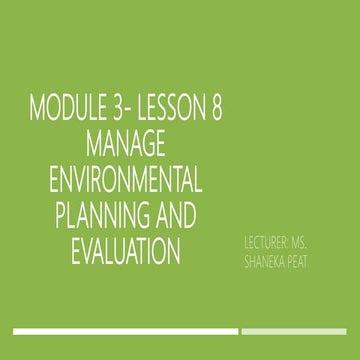 Lecture-1 Understanding of Environmental Policy | PPTX