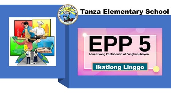 EPP Grade 5 Week 1 Lesson - Home Economics | PPTX