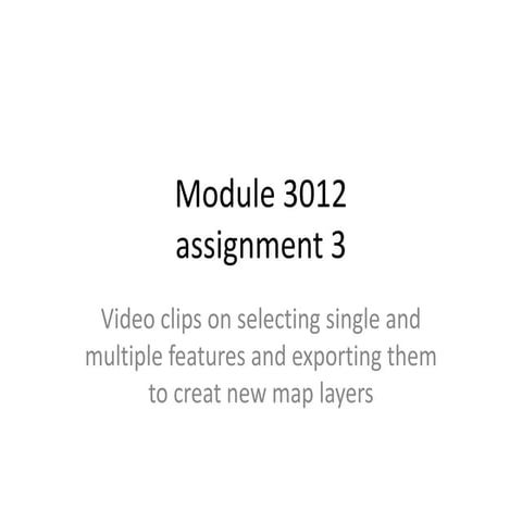 Module 3012 selecting features | PPT