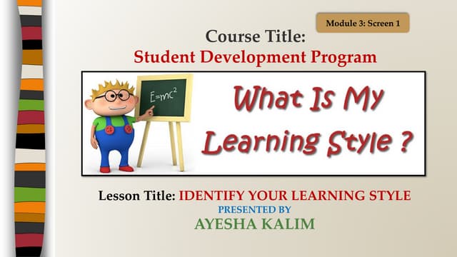 Lesson 2 Learning Styles
