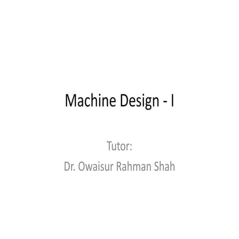 Module_3E.ppt machine design for mechanical engineers | PPT