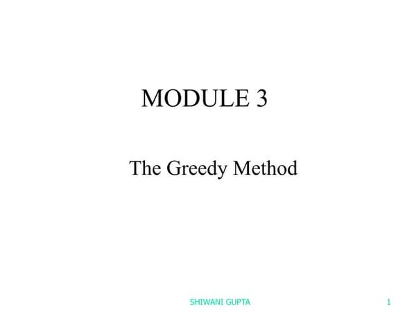 Greedy With Task Scheduling Algorithmppt