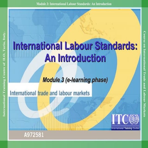 Module 3 international labour standards an introduction | PPT