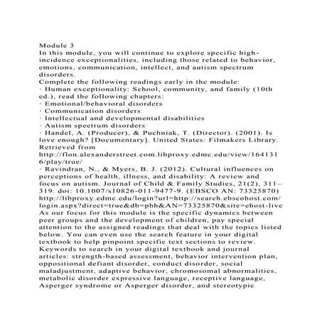 Module 3In this module, you will continue to explore specific hi.docx