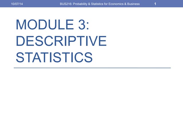 Module 3 Lecture Notes Ppt