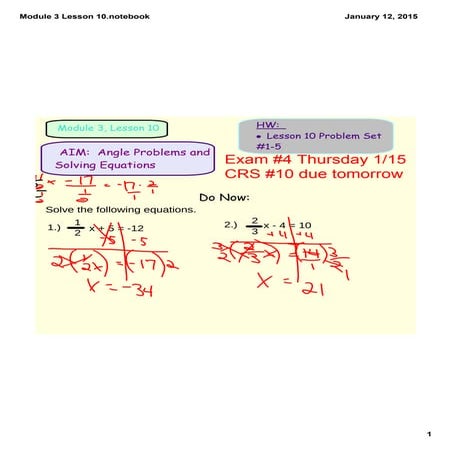 Module 6 lesson 3 | PDF