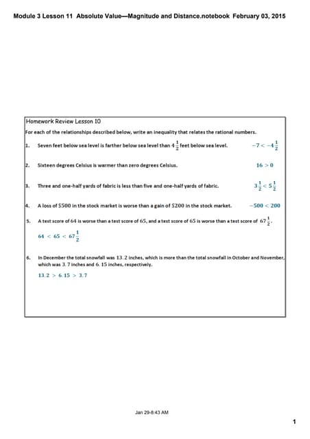 Module 3 review packet | PDF