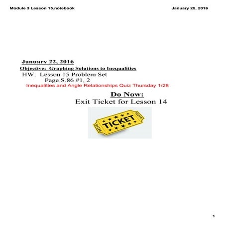 Module 3 lesson 15 | PDF | Education