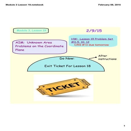 Module 3 lesson 19 | PDF