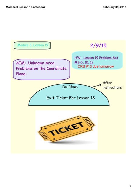 Module 6 lesson 10 | PDF