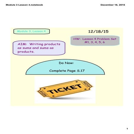 Module 3 lesson 4 | PDF