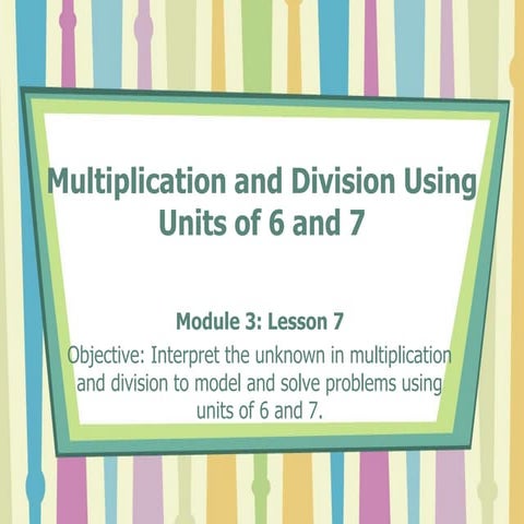 Module 3 lesson 7 | PPTX