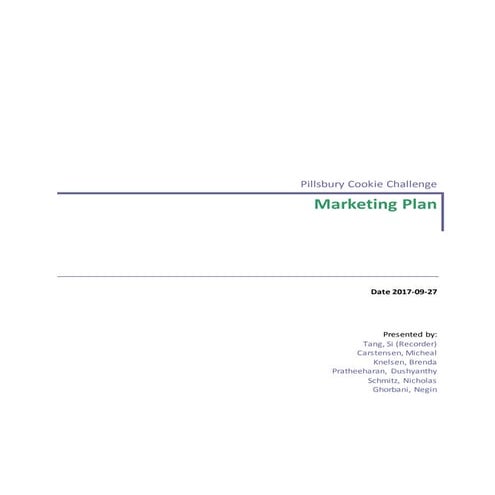 Module 3 pillsbury cookie challenge group f | DOCX