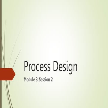 Operations Management Process Design | PPTX