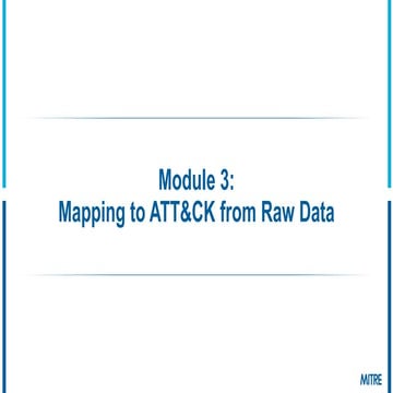 Mitre Module 3 Slides Pdf