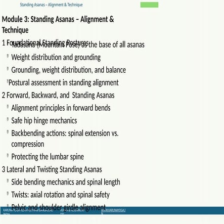 Module 3 Standing Asanas – Alignment & Technique.pptx
