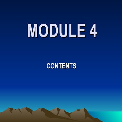 Module 4 | PPT