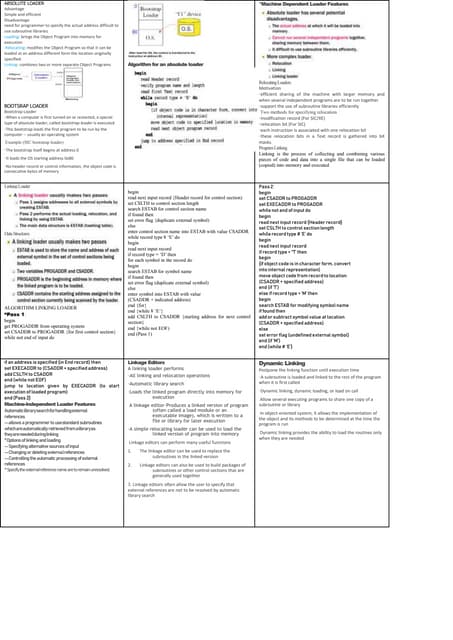 Direct linking loaders | PPTX