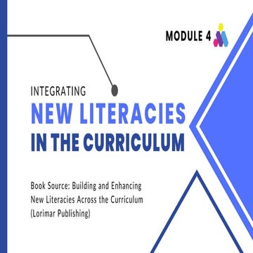 Integrating New Literacies Across the Curriculum | PDF