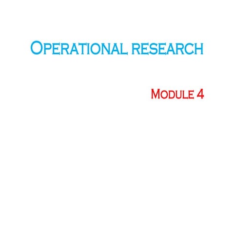 Operational Research and Scope of operational research Steps in problem ...
