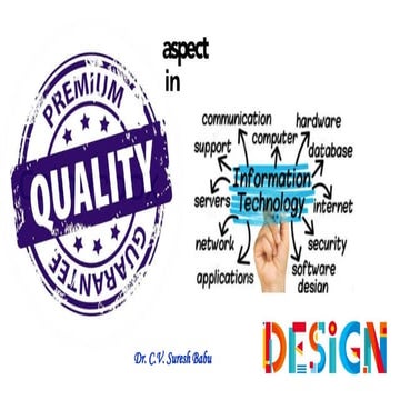 QUALITY ASPECTS IN IT DESIGN | PPT