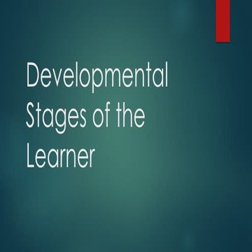 Module 4 -Developmental stages of learners.pptx