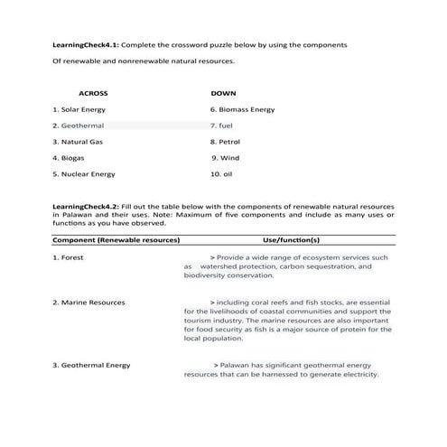 Module 4- EnviSci.docx. answer to evaluation | DOCX