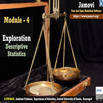 Module 4 - Exploration - Descriptive Statistics | PPT